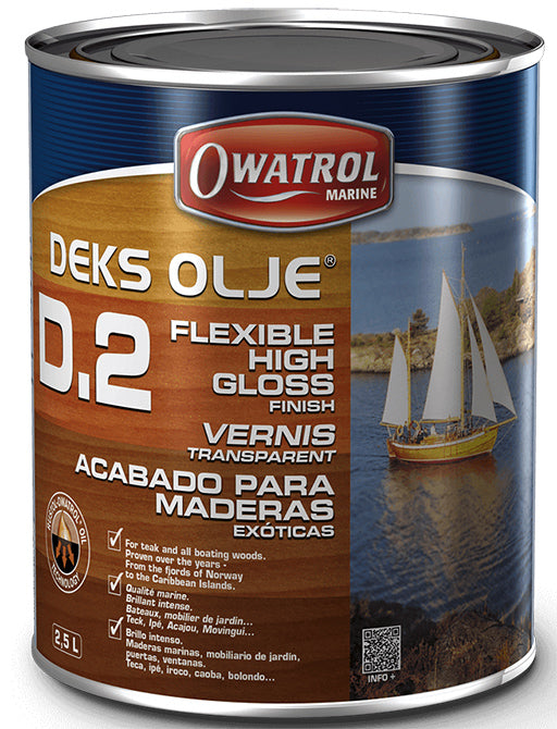 Owatrol Deks Olje D2 Flexible High Gloss Oil Varnish - Qt.